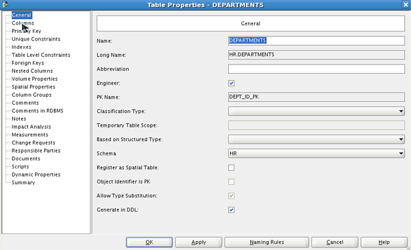 Re-engineering Your Database Using Data Modeler 3.1