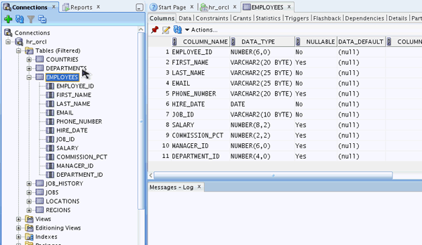 Testing and Debugging Procedures using SQL Developer