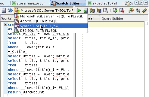 Migrating a Sybase Database to Oracle Database 11g
