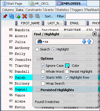 Oracle SQL Developer 3.0