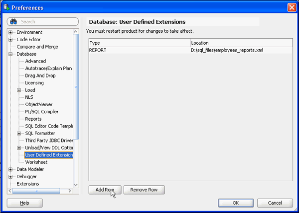 Creating User Defined Extensions