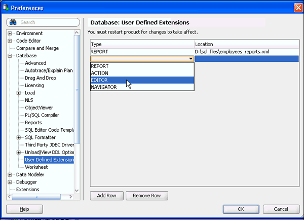 Creating User Defined Extensions