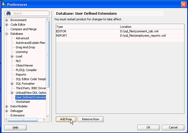 Creating User Defined Extensions