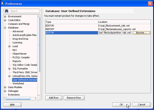 Creating User Defined Extensions