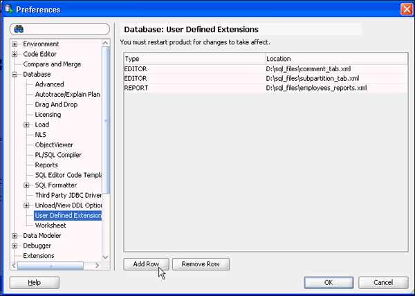 Creating User Defined Extensions
