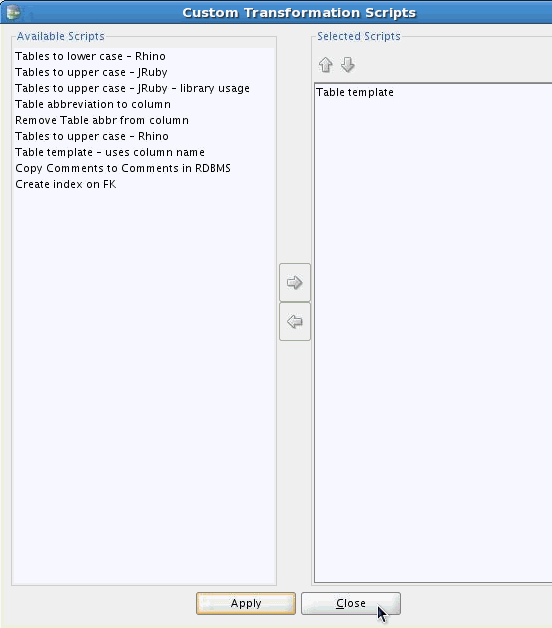 Working with Customizable Design Rules and Transformation Scripts