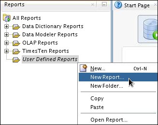Creating Reports in SQL Developer 4.0