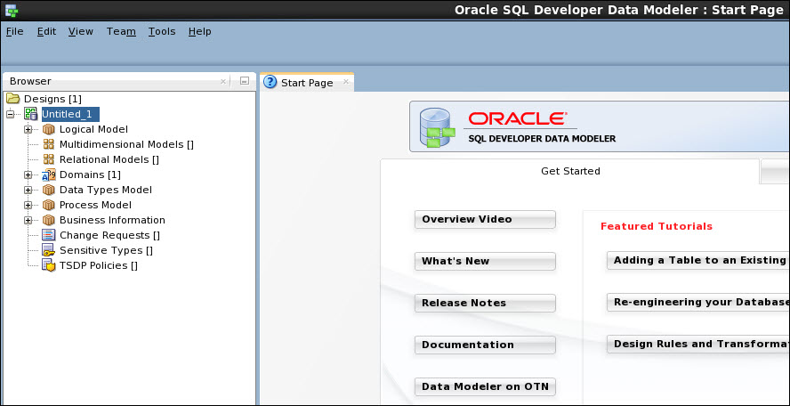 Searching Models in Oracle SQL Developer Data Modeler 4.0