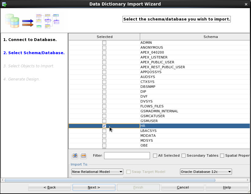 Searching Models in Oracle SQL Developer Data Modeler 4.0
