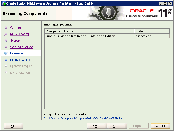 Upgrading Oracle Business Intelligence from 10g to 11g