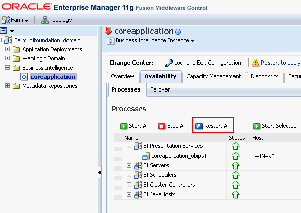 Setting up Usage Tracking in Oracle BI 11g