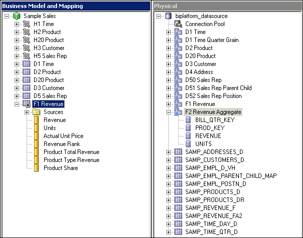 Creating a Repository Using the Oracle BI Administration Tool (12.2.1.0.0)