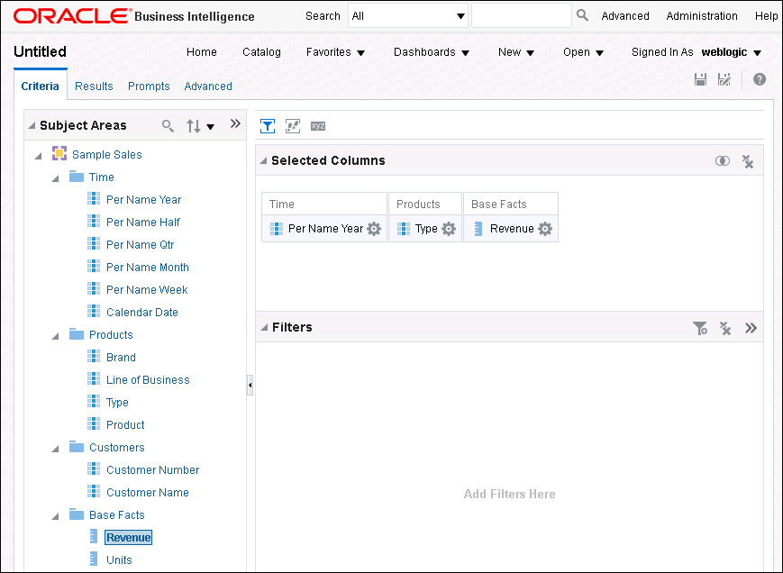 Creating a Repository Using the Oracle BI Administration Tool (12.2.1.0.0)
