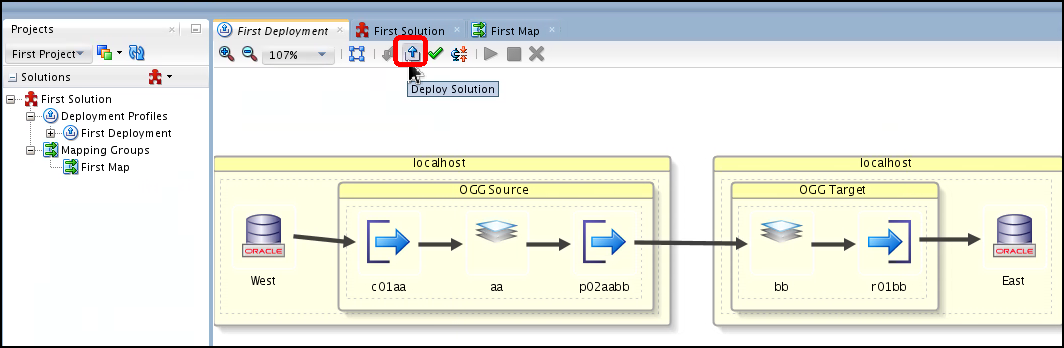 Deploying Oracle GoldenGate Replication Using OGG Studio 12c