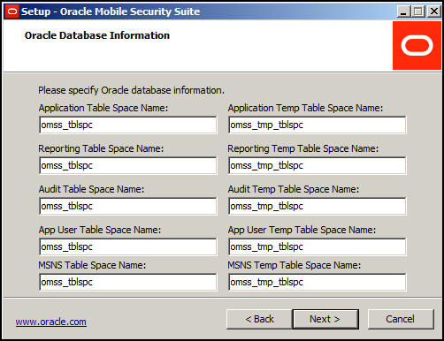 Installing and configuring Oracle Mobile Security Suite(OMSS) on Windows using Kerberos with ...