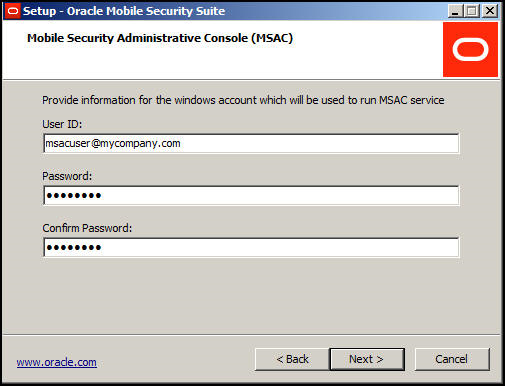 Installing and configuring Oracle Mobile Security Suite(OMSS) on Windows using Kerberos with ...