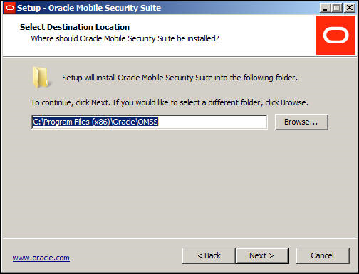 Installing and configuring Oracle Mobile Security Suite(OMSS) on Windows using Kerberos with ...