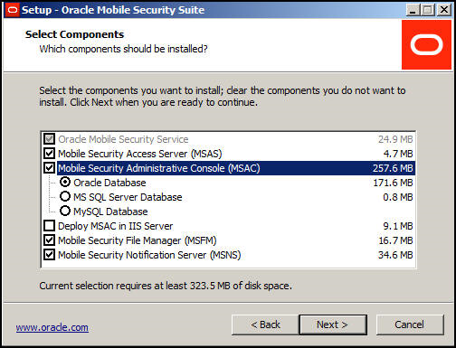Installing and configuring Oracle Mobile Security Suite(OMSS) on Windows using Kerberos with ...