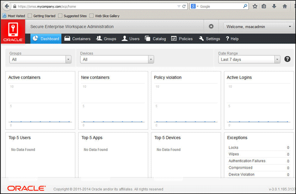 Installing and configuring Oracle Mobile Security Suite(OMSS) on Windows using Kerberos with ...