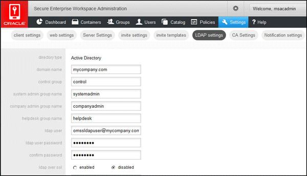 Installing and configuring Oracle Mobile Security Suite(OMSS) on Windows using Kerberos with ...
