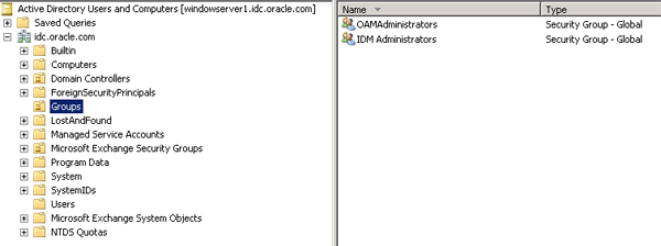 Install and Configure OAM-OMSS topology with AD as LDAP Directory (using Kerberos with Password ...