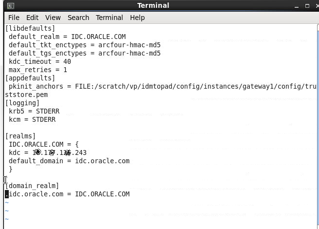 Install and Configure OAM-OMSS topology with AD as LDAP Directory (using Kerberos with Password ...