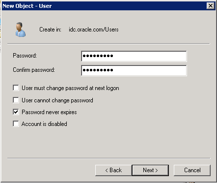 Install and Configure OAM-OMSS topology with AD as LDAP Directory (using Kerberos with Password ...