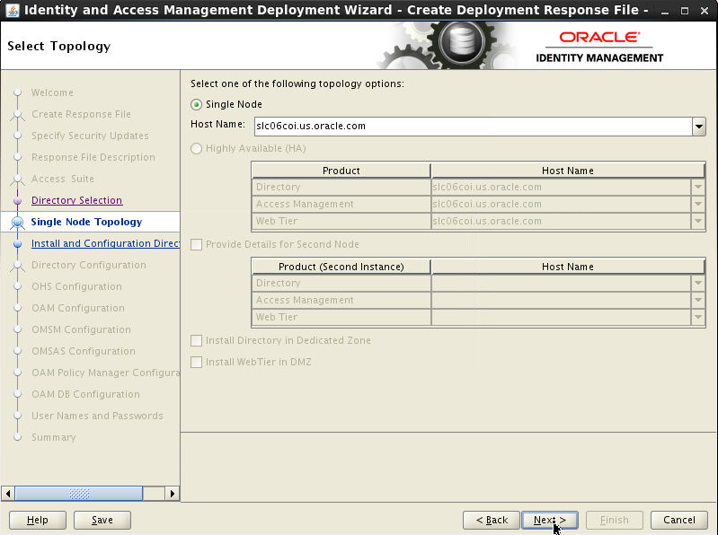 Install and Configure OAM-OMSS Topology using IDM LCM Tool with Active ...