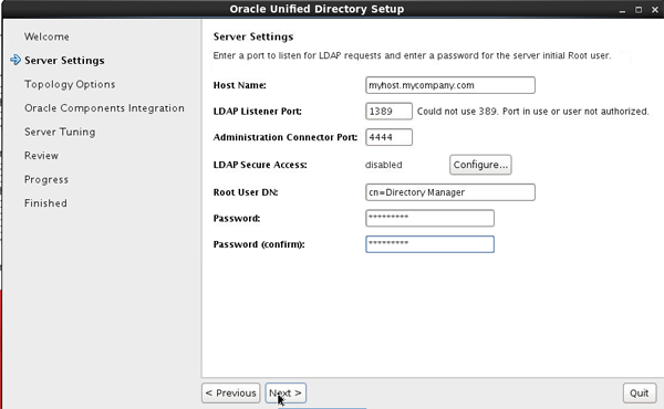 Install and Configure OAM-OMSS topology with OUD as LDAP Directory using Manual Steps