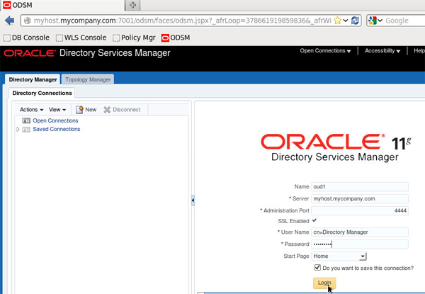 Install and Configure OAM-OMSS topology with OUD as LDAP Directory using Manual Steps