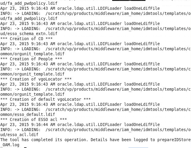 Install and Configure OAM-OMSS topology with OUD as LDAP Directory using Manual Steps