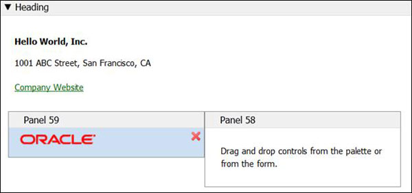 Creating a Web Form Using Oracle Business Process Composer;