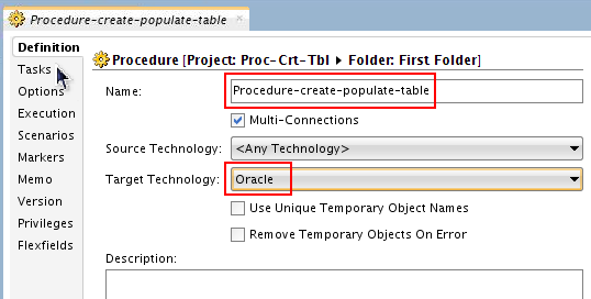 ODI 12c - Procs, Scenarios