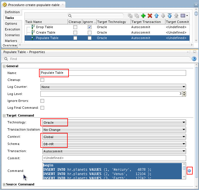 ODI 12c - Procs, Scenarios