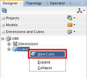 Oracle Data Integrator 12.2.1: Creating Cubes and Dimensions
