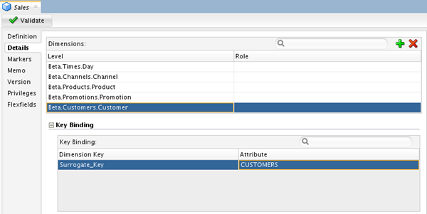 Oracle Data Integrator 12.2.1: Creating Cubes and Dimensions