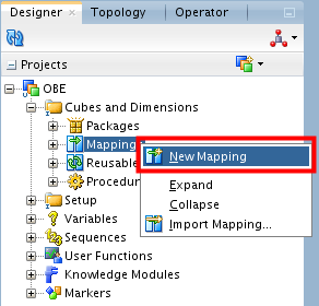 Oracle Data Integrator 12.2.1: Creating Cubes and Dimensions