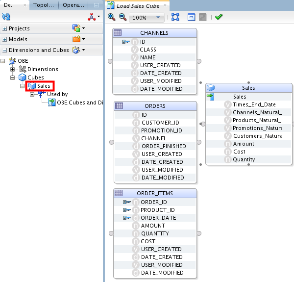 Oracle Data Integrator 12.2.1: Creating Cubes and Dimensions