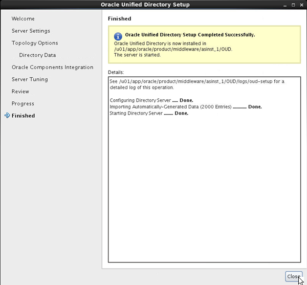 Installing Oracle Unified Directory 11gR2 (11.1.2.3.0) as a Directory ...