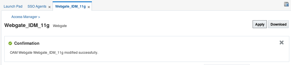Deploying WebGate Protection