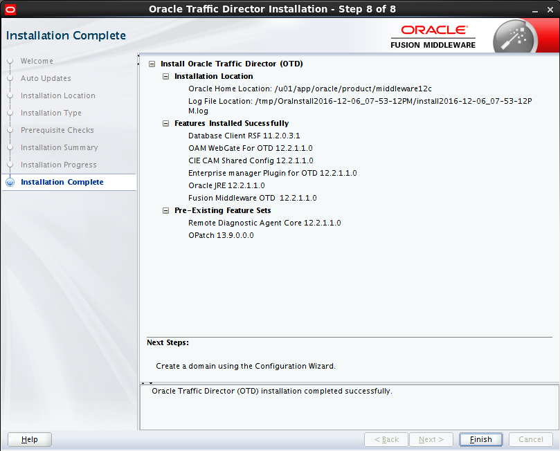 Deploying and Configuring Oracle Traffic Director