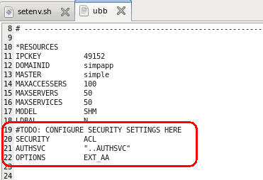 Configuring Tuxedo Extended Authentication and Authorization OBE
