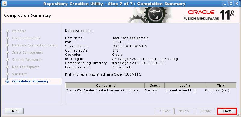 WebCenter Content (WCC) Installation: Part 1 - Configuring the Database ...