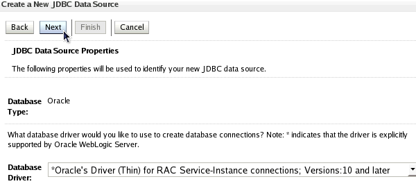 WLS and RAC Integration