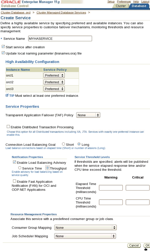 WLS and RAC Integration