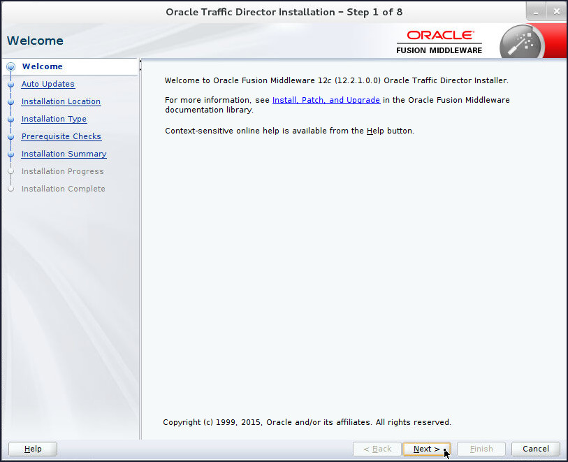 Traffic Director 12c (12.2.1): Installing Oracle Traffic Director