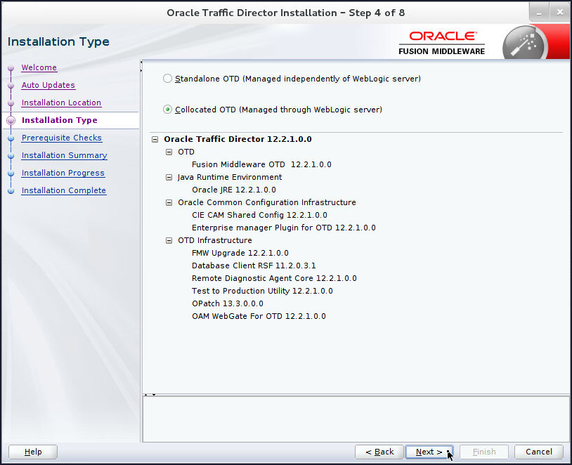 Traffic Director 12c (12.2.1): Installing Oracle Traffic Director