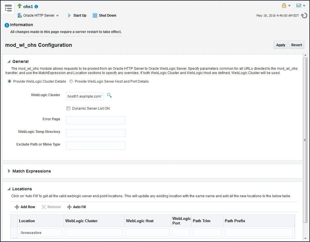 WebLogic Server 12c (12.2.1): Configuring Oracle HTTP Server as a ...