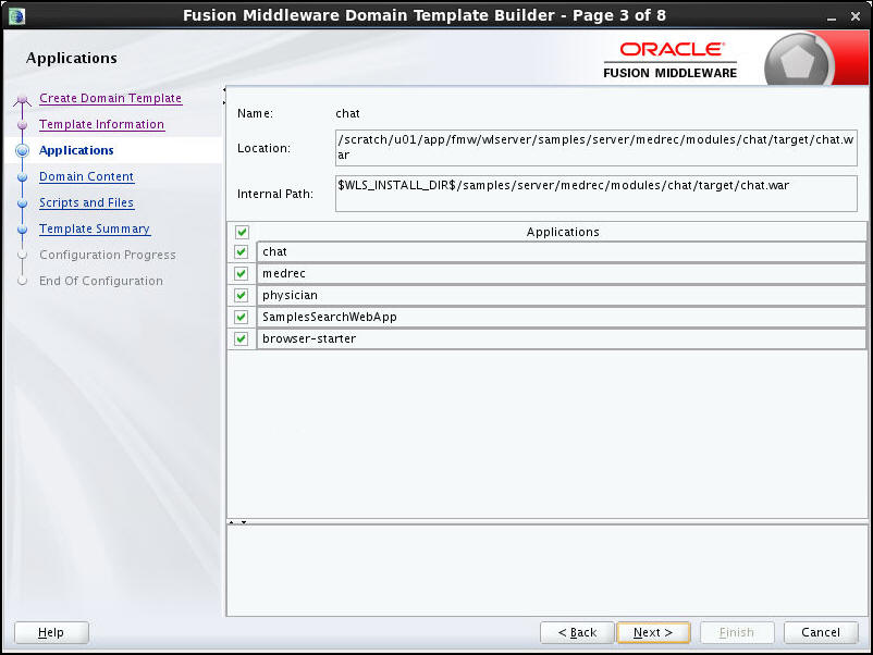 Oracle WebLogic Server 12c (12.2.1): Creating and Using a Domain Template