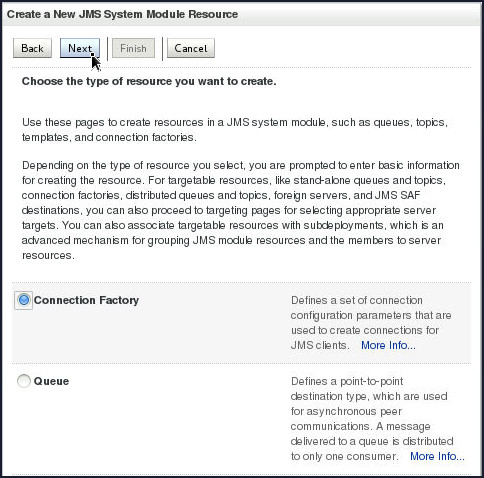 WebLogic Server 12c (12.2.1): Configuring JMS Resources